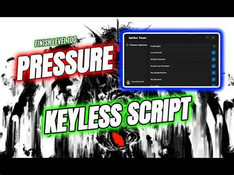 New Pressure Script No Key Auto Safe Zone Full Bright ESP Key Card And More
