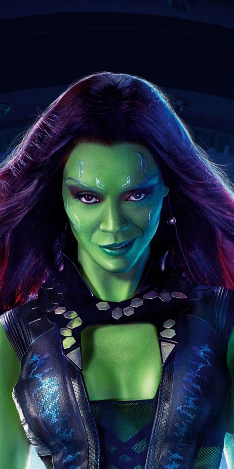 Gamora Guardians Of The Galaxy 1080x2160 Wallpaper Gamora Marvel