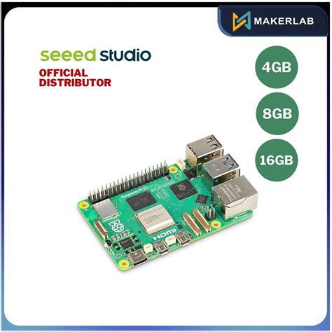 Raspberry Pi 5 4gb 8gb 16gb Ram Single Board Computer Shopee Philippines