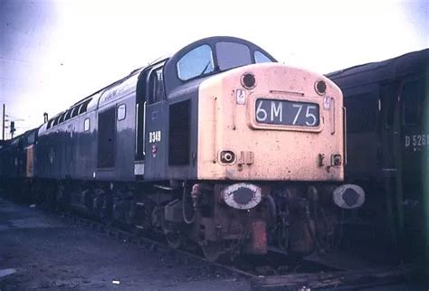 Original Colour Slide Of D349 Br Class 40 Diesel Loco £399 Picclick Uk