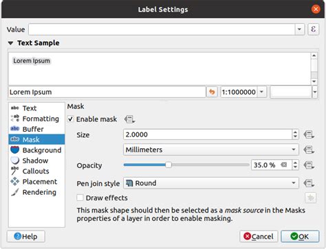13 3 Setting A Label QGIS Documentation Documentation