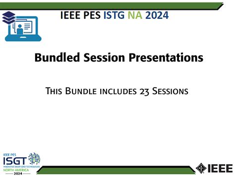 ISGT North America Panel Session Bundle IEEE Power Energy Society Resource Center