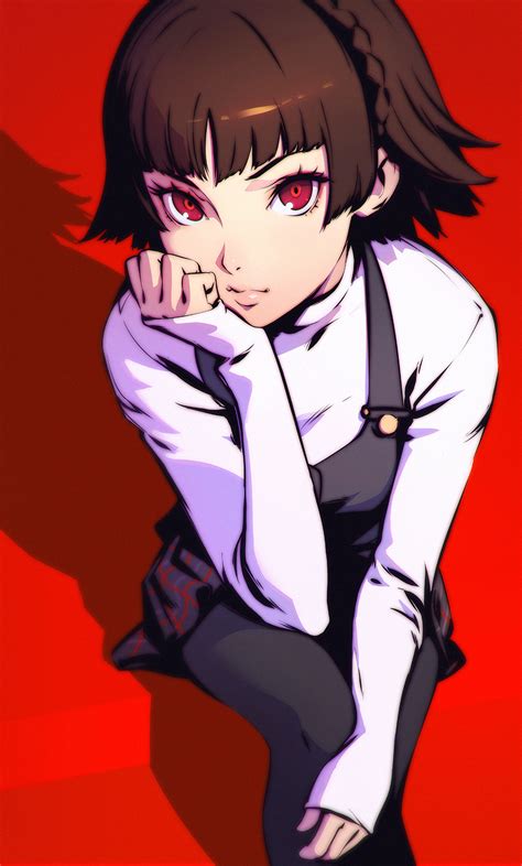 Niijima Makoto Persona The Animation Mobile Wallpaper By Ilya Kuvshinov