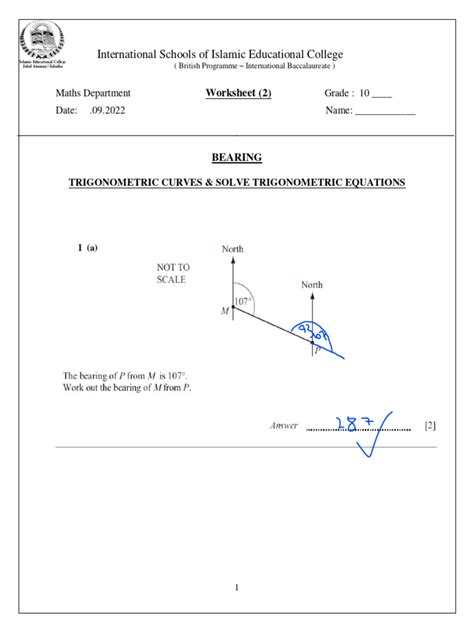 2 Gr10 Bearing Trigonometric Curves Pdf