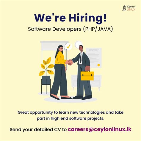 Ceylon Linux Pvt Ltd On Linkedin Hiring Software Softwaredevelopment Softwaredevelopers