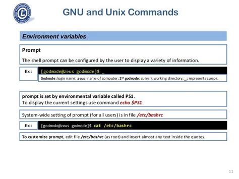 101 31 Gnu And Unix Commands
