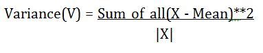Python Program To Find The Variance