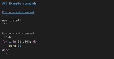 Markdown Command Runner Visual Studio Marketplace