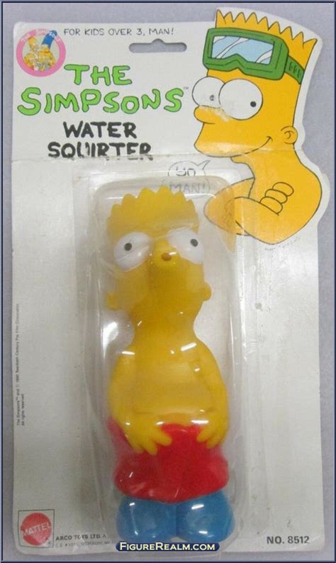 Bart No Goggles Simpsons Water Squirters Mattel Action Figure