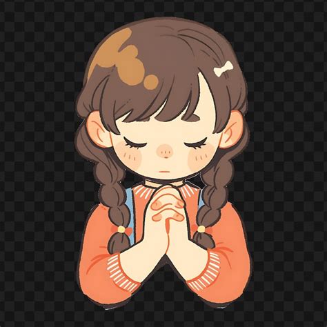 Girl Praying Drawing Psd 500 High Quality Free Psd Templates For Download