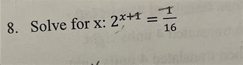 Solved Solve For X X Chegg