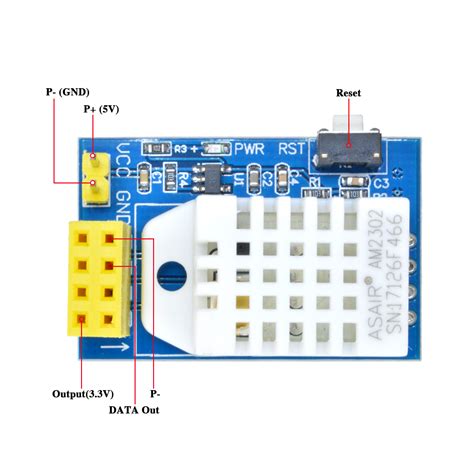 esp8266 dht22 am2302 temperature humidity sensor wireless module wifi