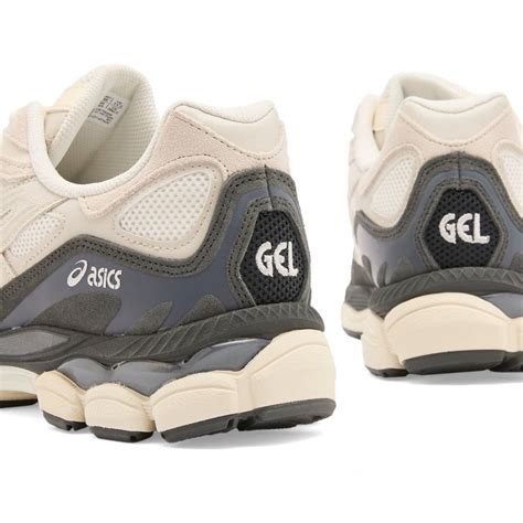 Asics Gel Nyc Sneaker White And Smoke Grey End Sg