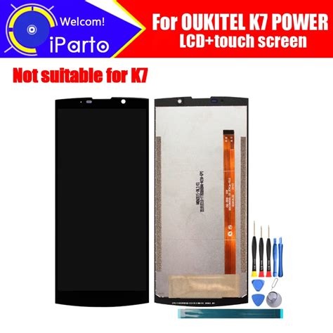 60 인치 Oukitel K7 전원 Lcd 디스플레이 터치 스크린 디지타이저 어셈블리 K7 전동 공구 용 100