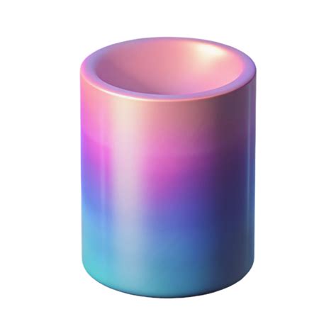 Beautiful Rustic Gradient Cylinder With Shadow Depth Illusion Cutout 60347064 Png