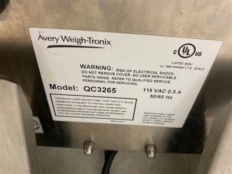Weigh Tronix Stainless Steel Platform Scale Model Qc 3265 100 Lb Ca Rig Fee 100 See Desc In