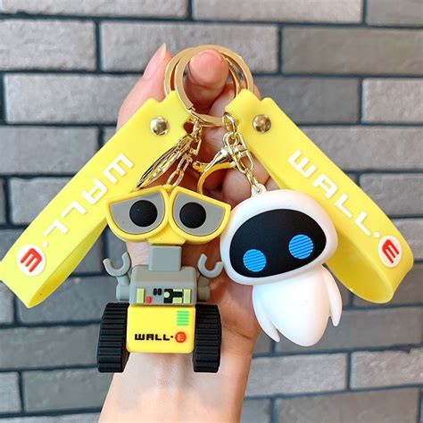 Robot Story Keychain Wally Eva Pendant Animation Movie Peripheral Doll Toy Shopee Malaysia