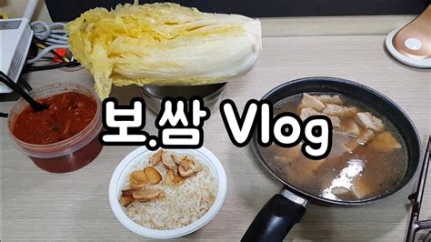 김장해서 보쌈 먹방 브이로그 Vlog Youtube