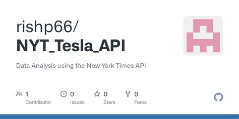 Github Rishp66nytteslaapi Data Analysis Using The New York Times Api