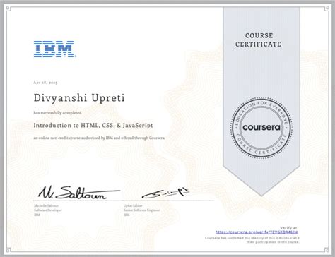 Webdevelopment Html Css Javascript Ibm Coursera