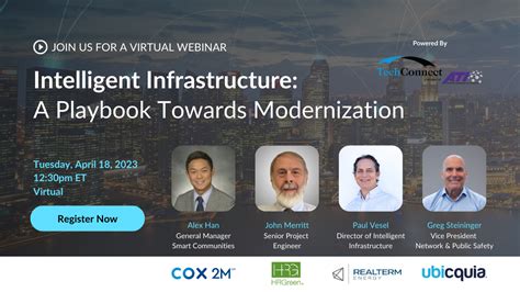 Intelligent Infrastructure Toward Modernization Webinar Gated Form