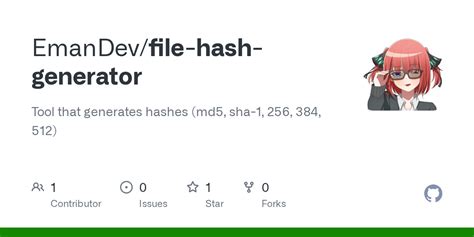 Github Emandevfile Hash Generator Tool That Generates Hashes Md5