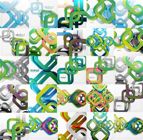 정사각형 배경 세트 일주 기업 전단 배경 일러스트 및 사진 무료 다운로드 Pngtree