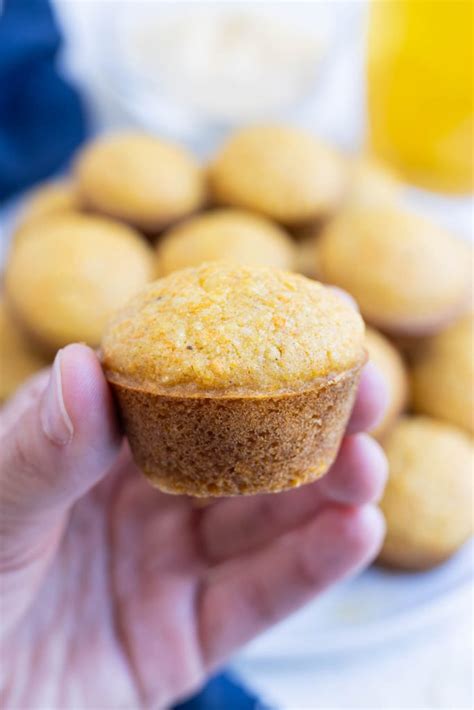 Mini Cornbread Muffins With Honey Evolving Table