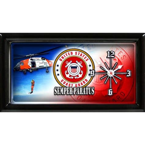 Good Tymes Us Coast Guard Clock 7x13 Wallhogs
