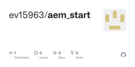 GitHub Ev Aem Start