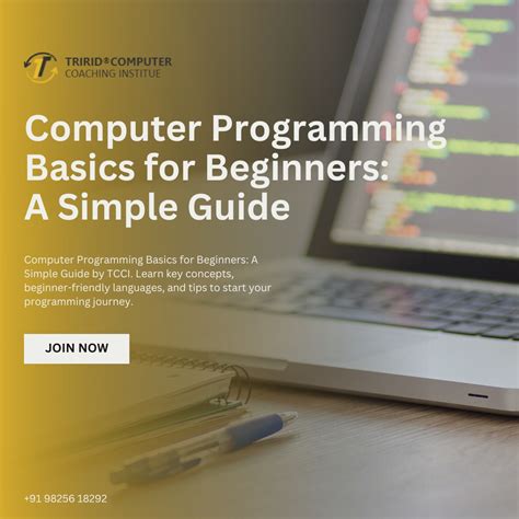 Tcci Tririd Computer Coaching Institute Computer Programming Basics