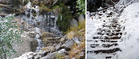 Vernal And Nevada Fall Winter Route Yosemite National Park Us National Park Service