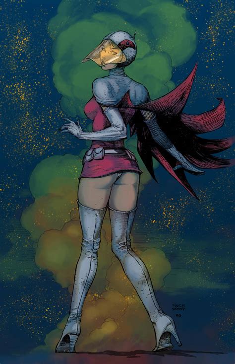Rule 34 1girls 2007 Ass Boots Breasts Cape Clothed David Finch Dress Female From Behind