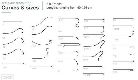 Cook G12008 Slip Cath® Beacon® Tip Angiographic Catheter Scbr50 38