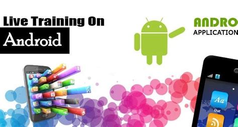 mobile application development using android in training