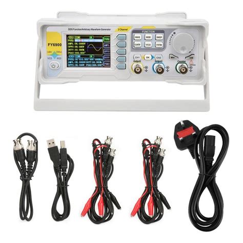 FY6900 0 20 MHZ 2 4in TFT Screen 14 Bit Digital Signal Generator Sine Waveform British Standard