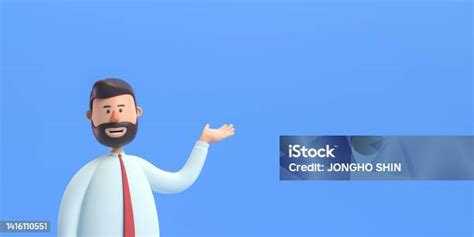 3d 그림 분홍색 배경에 고립 된 만화 캐릭터 남자 재미있는 남자는 검지 손가락으로 방향을 보여주는 파란색 셔츠를 입습니다 추천 개념 3차원 형태에 대한 스톡 사진 및 기타