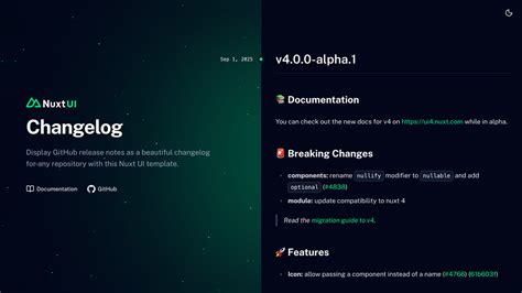 直观的 Vue Ui 库 Nuxt Ui Nuxt 框架