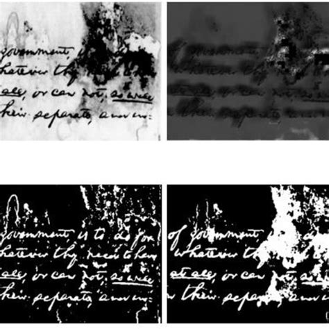 Text Binarization Results Of A Dibco 2009 Sample No 4 Proposed