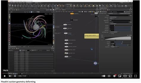 Houdini Suction Geometry Deforming Houdini Houdini Vfx Geometry