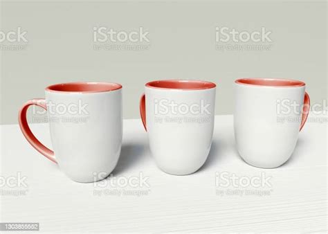 3d 일러스트레이션 흰색 머그잔 모형 0명에 대한 스톡 사진 및 기타 이미지 0명 3차원 형태 광고 Istock