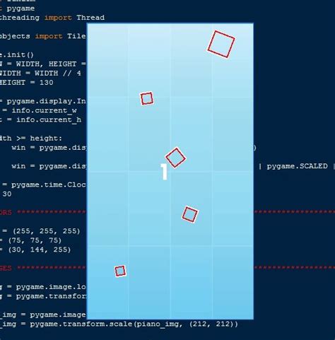 Piano Tiles Game Using Pygame In Python With Source Code Sourcecodester
