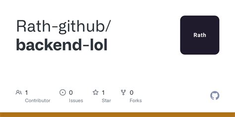 Github Rath Github Backend Lol