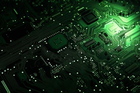 Premium Ai Image Realistic Circuit Board Background