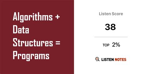 Algorithms Data Structures Programs Podcast Conor Hoekstra Bryce Adelstein Lelbach