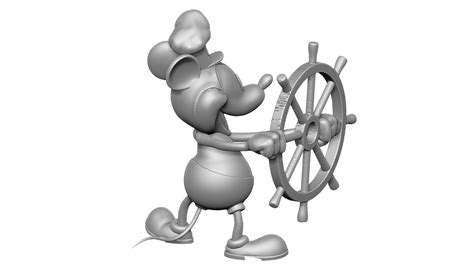 Mickey Mouse Original 1928 For 3d Printing Stl By Naeem32
