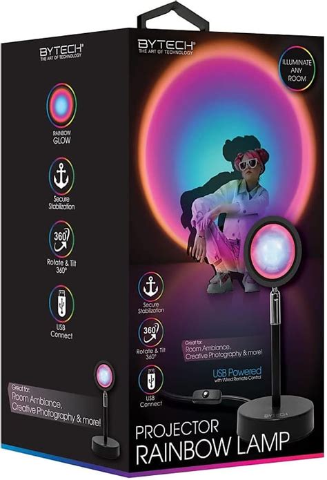 Bytech Bymclb116bk Bytech Projector Decor Light Rainbow Reverb