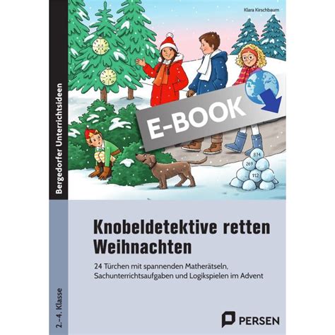 Knobeldetektive Retten Weihnachten 24 Rätsel Klassen 2 4