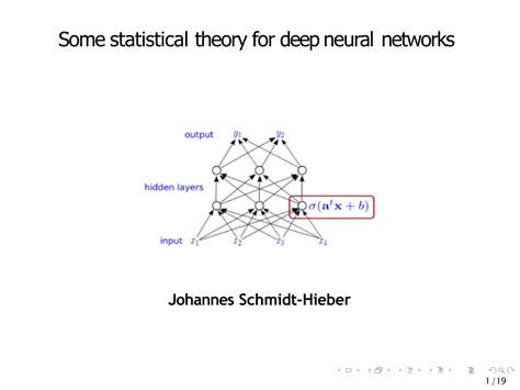 Deep Learning Opening Workshop Deep Relu Networks Viewed As A
