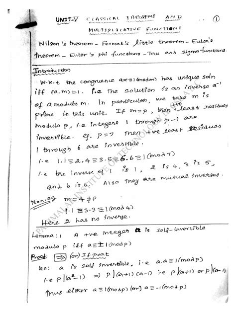 Ant Unit 5 Notes 1 Pdf